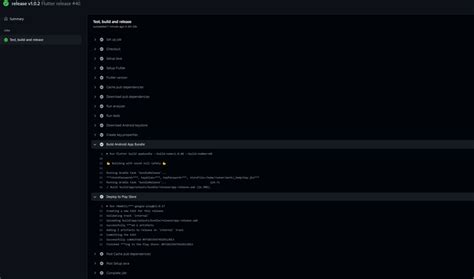 C I T N Gi N Automating Publishing Flutter App L N Google Play B Ng Github Actions Ai