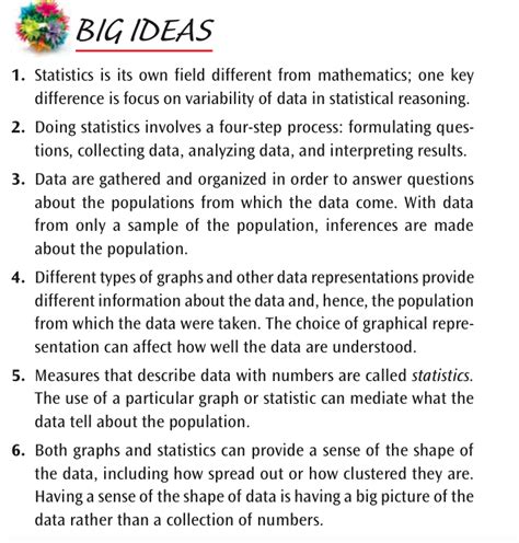 Statistical Investigations