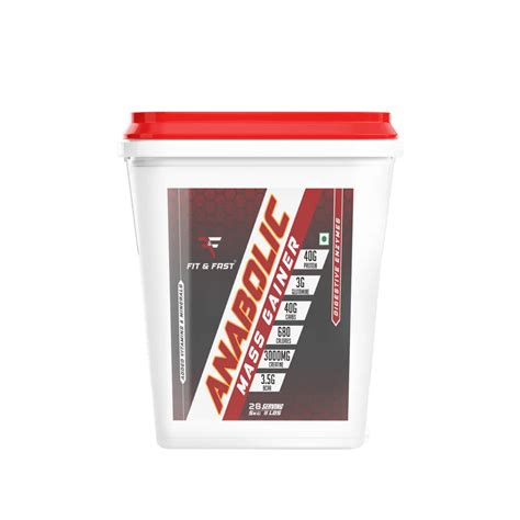 Chocolate Best Anabolic Mass Gainer 5kg Fit And Fast At Rs 3359piece