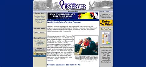 Osprey Observer Website Has Grown Much Since Launching 20 Years Ago