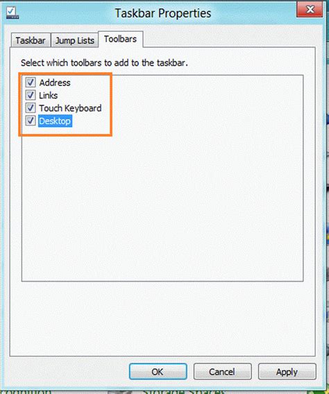 Add Item To Taskbar In Windows 8