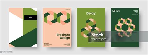 Desain Poster Abstrak Template Brosur Modern Tata Letak Sampul Buku