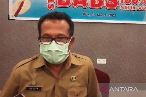 Dinkes Biak Sediakan 1 500 Vaksin Booster Melayani Permintaan Warga