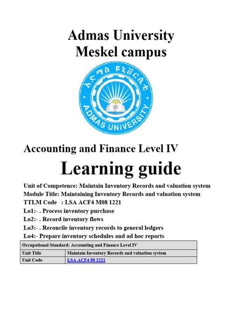 Maintain Inventory Records Pdf Inventory Valuation Cost Of Goods Sold