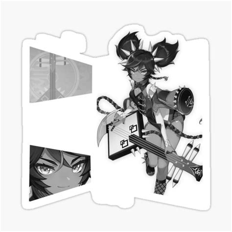 Xinyan Genshin Impact Lore Sticker For Sale By B Love Redbubble
