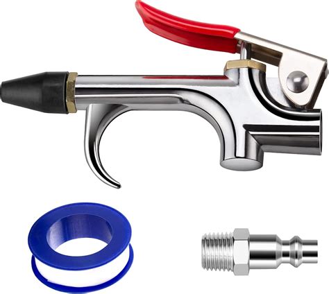 Sardvisa 2 Way Connection Air Nozzle Blow Gun Rubber Tip Air Nozzle