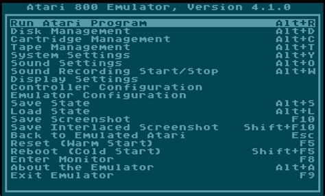 Atari800 ein Emulator für Atari 8 bit Systeme Linux Blog