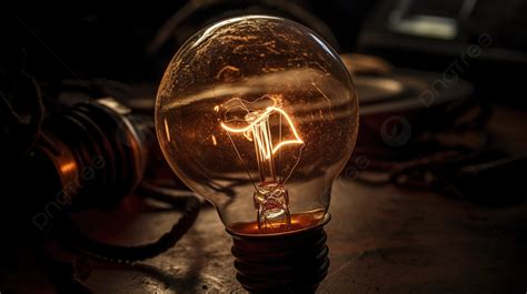 전선으로 둘러싸인 오래된 전구가 표시됩니다 전구의 그림 배경 일러스트 및 사진 무료 다운로드 Pngtree