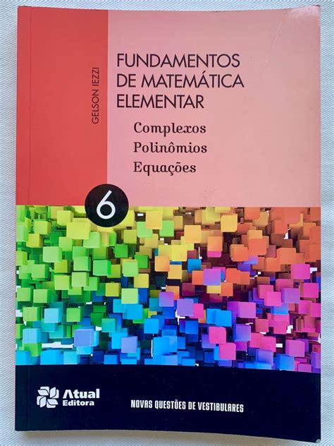 Fundamentos de Matemática Elementar Volume Conjuntos e Funções Livro Usado enjoei