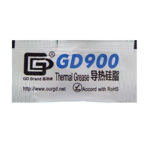 Термопаста GD900 Grey 0.5g пакет 4.8 Вт/мК – фото, отзывы ...