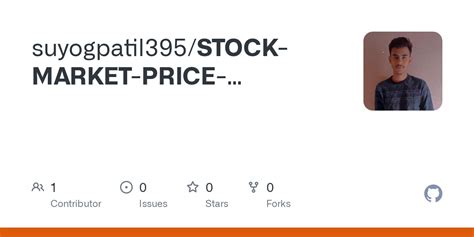 GitHub Suyogpatil STOCK MARKET PRICE PREDICTON AND FORECASTING USING LSTM