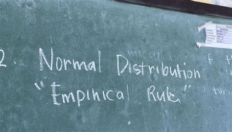 2 Normal Distribution Empirical Rule