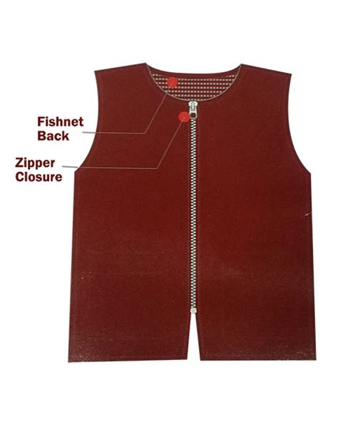 Black Ice Professional Barber Vest Red Small Wholesale Barber Supply