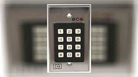 Review Iei 212i Indoor Flush Mount Keypad Youtube