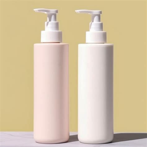Premium Photo Cosmetic Shampoo Or Cream Dispenser Bottle On Pastel