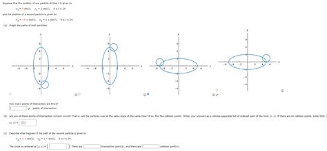 Solved Suppose That The Position Of One Particle At Time T