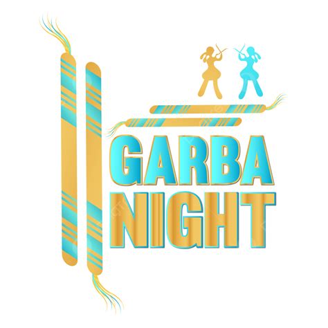 Garba Night Greeting Text Festival Of Navratri Free Garba Night Navratri Greeting Png And