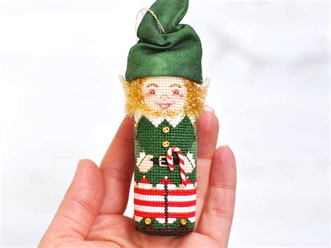Elf Cross Stitch Pattern Christmas Cross Stitch Pattern Etsy