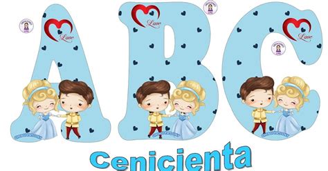 Creaciones Loly Abecedario San Valentin Cenicienta