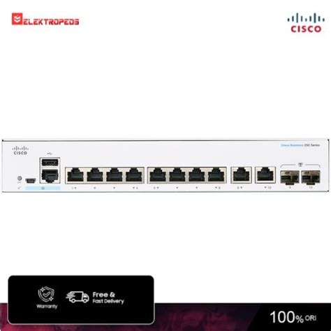 Jual Cisco Cbs350 8t E 2g Eu Business 8 Port Ge And 2 Port Sfp Managed Switch Cisco Switch