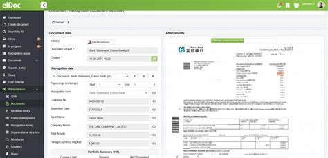 intelligent document automation data capture from bank statements