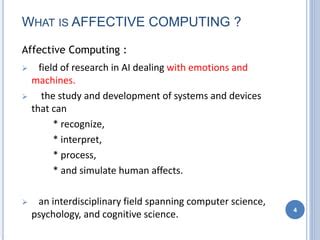 EMOTION BASED COMPUTING PPTX Brain And Nervous System Disorders Diseases And Conditions