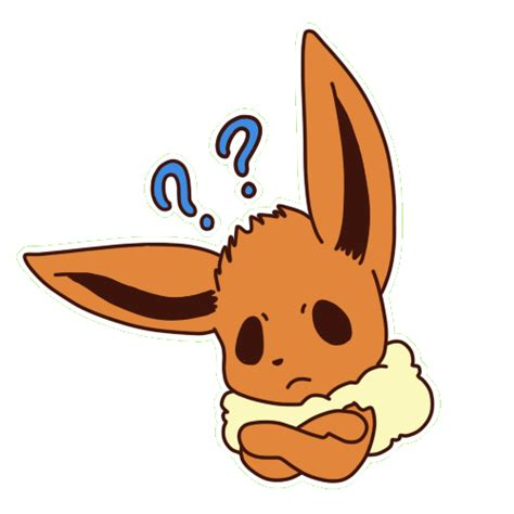 Confused Eevee By Pokewolfxdart On Deviantart