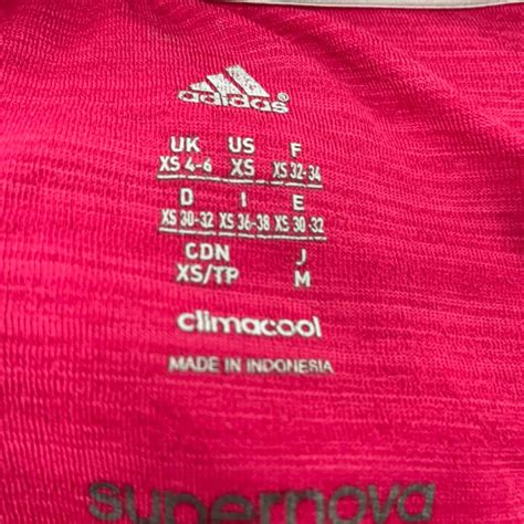 Adidas Womens Size Xs Long Sleeve Pink Top