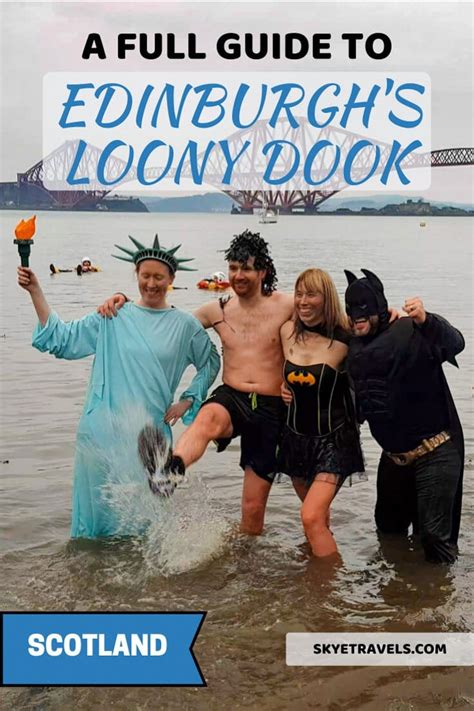 Getting A Little Loony At Edinburghs Loony Dook Skye Travels