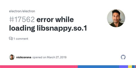 Error While Loading Libsnappy So Issue Electron Electron GitHub