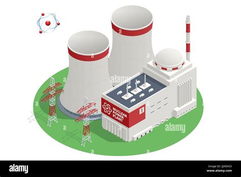 Isometric Nuclear Power Plants Are A Type Of Power Plant That Use The