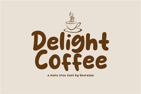 Delight Coffee Font Dafont Com