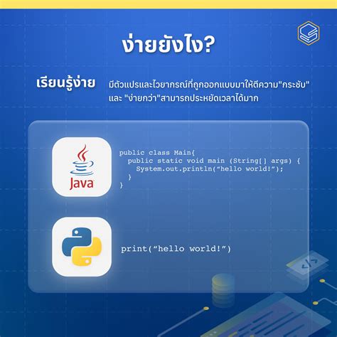 Skooldio “ง่ายต่อการเรียนรู้” เมื่อเปรียบเทียบ Python กับภาษาอื่นๆ