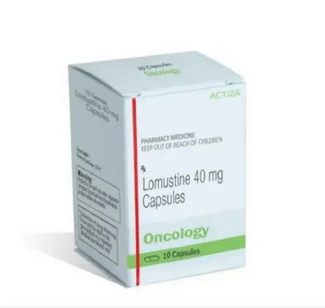 Lomustine Capsules 40 Mg At ₹ 800box Jaripatka Nagpur Id 2853617602362