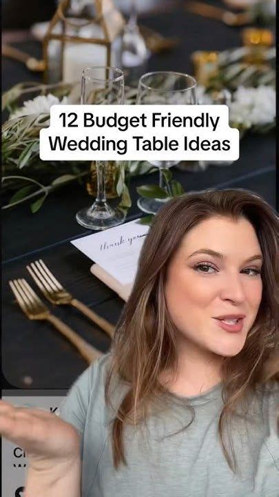 12 Budget Friendly Wedding Table Ideas