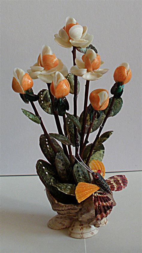 Букет из ракушек | Seashell crafts, Shell crafts diy, Sea shell decor