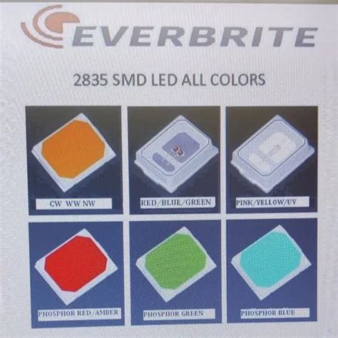 05w 2835 3v 150ma Red Everbrite Smd Led Application Lighting At Best