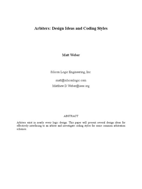 Round Robin Pdf Arbitration Pointer Computer Programming