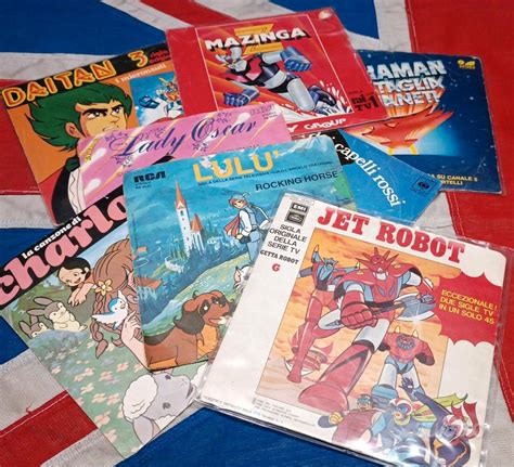 45 Giri Dischi Cartoni Animati Vintage Anni 80 Collezionismo In