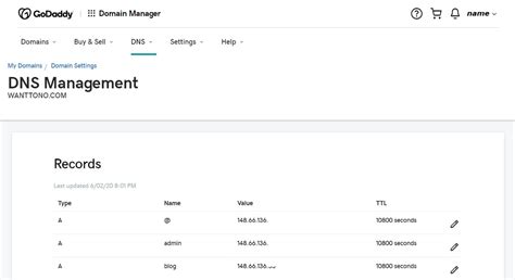 verify your domain by dns wanttono
