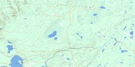 Waterhen Lake Sk Maps Online Free Topographic Map Sheet 073k09 At 1 50 000