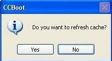 Refresh Disk Cache CCBoot Manual