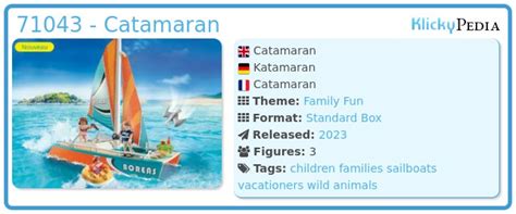 Playmobil Set 71043 Catamaran Klickypedia