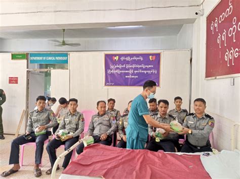 လှိုင်းဘွဲမြို့နယ်တွင် ၅၉ နှစ်မြောက် မြန်မာနိုင်ငံ ရဲတပ်ဖွဲ့နေ့ကို ကြိုဆိုဂုဏ်ပြုသောအားဖြင့