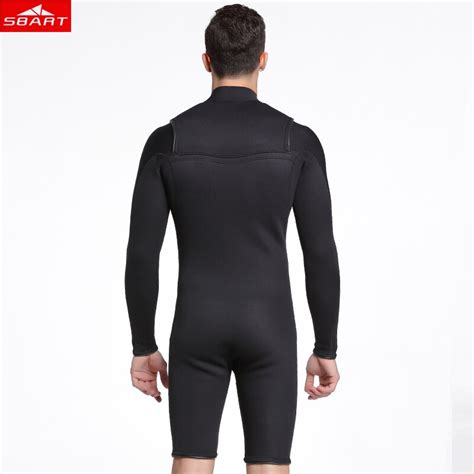 Sbart Mannen Mm Korte Mouwen Wetsuit Neopreen Fre Grandado