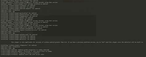android build error after update the plugin to 7 0 0 · issue 218 · dpa99c cordova plugin