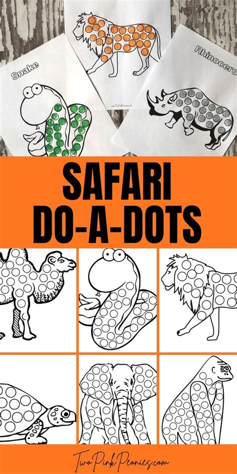Safari Themed Do A Dot Pages Safari Theme Classroom Jungle Theme