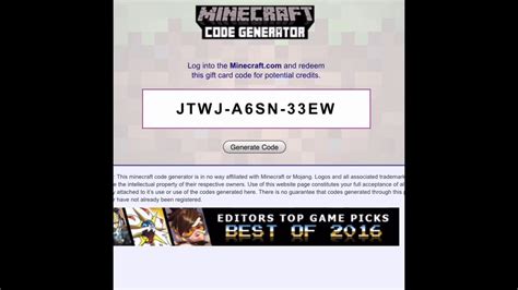 Free Minecraft Codes 2025 - Nathan S. Allard