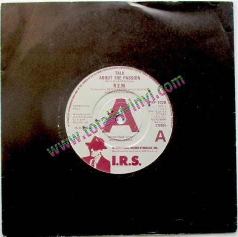 Totally Vinyl Records Rem Talk About The Passion 322 Talk
