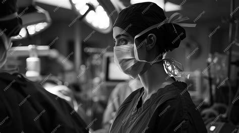 Premium Photo A Nurse Anesthetist Collaborates With The Surgical Team